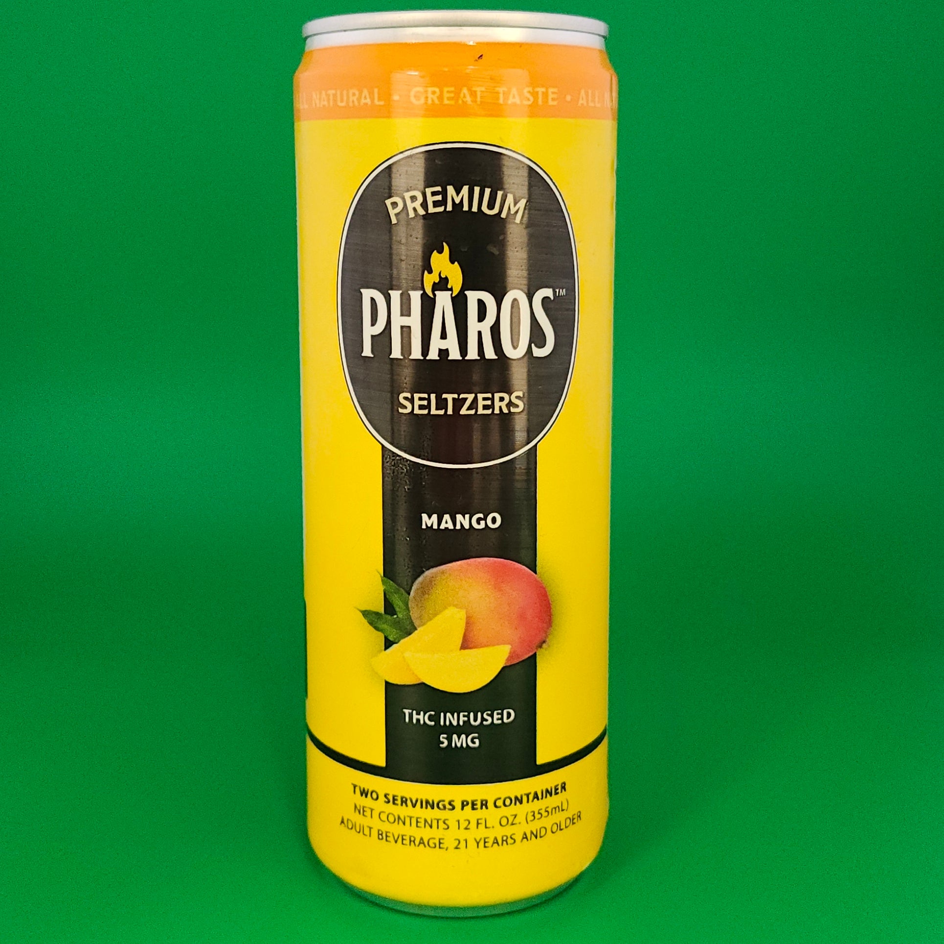 Pharos | THC Beverage-Seltzer | Mango | Green Canopy