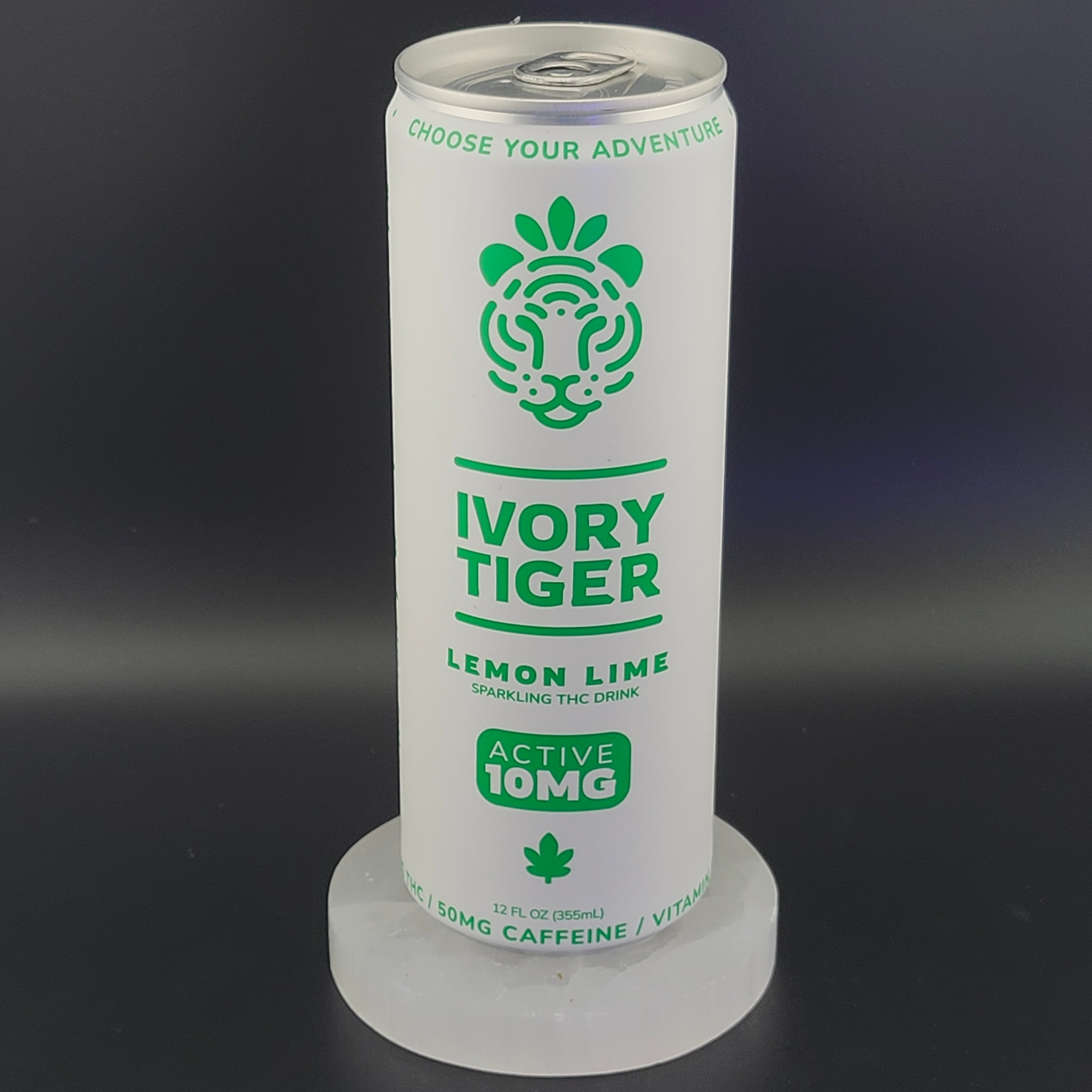 Ivory Tiger | THC Beverage-Seltzer | Lemon Lime | 10mg | Green Canopy